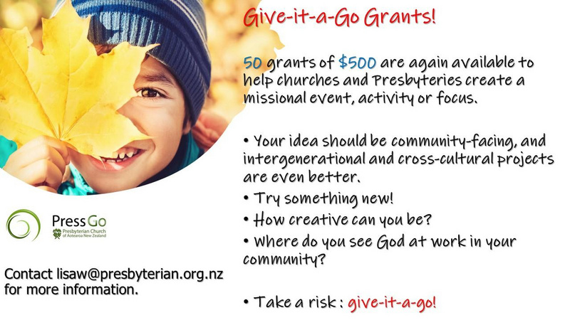 Give it a Go Grant - 2022 | Southern Presbyterians