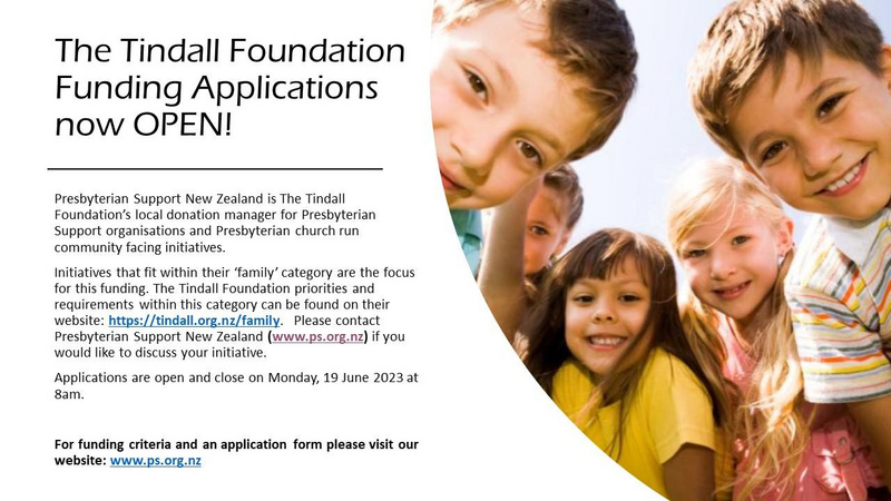 Tindall Foundation Applications 2023 | Southern Presbyterians