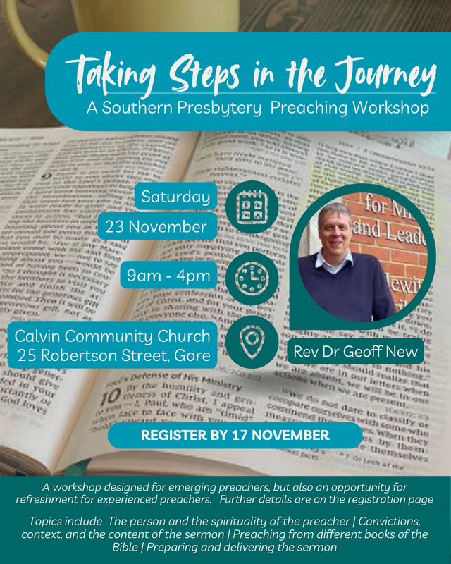 Presbytery training event - A preaching Workshop | Southern Presbyterians